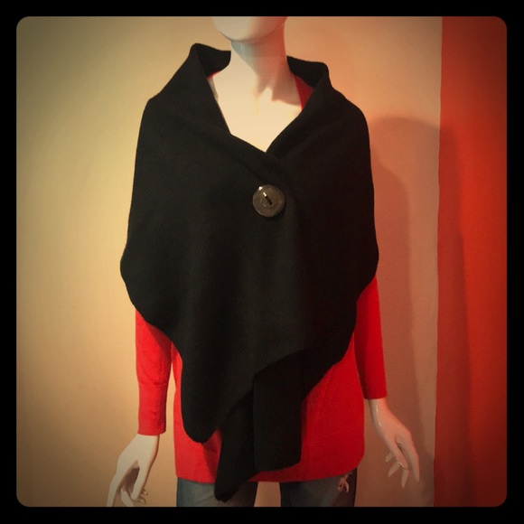 Accessories | Gorgeous Black Cold Weather Wrap | Poshmark